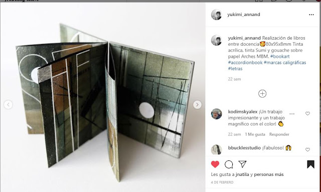 Libros de acordeón, cómo se hacen. Accordeón book.