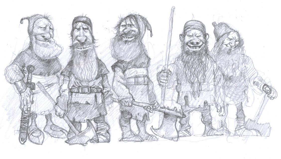 Mythwood - The Art of Larry MacDougall: Dwarves