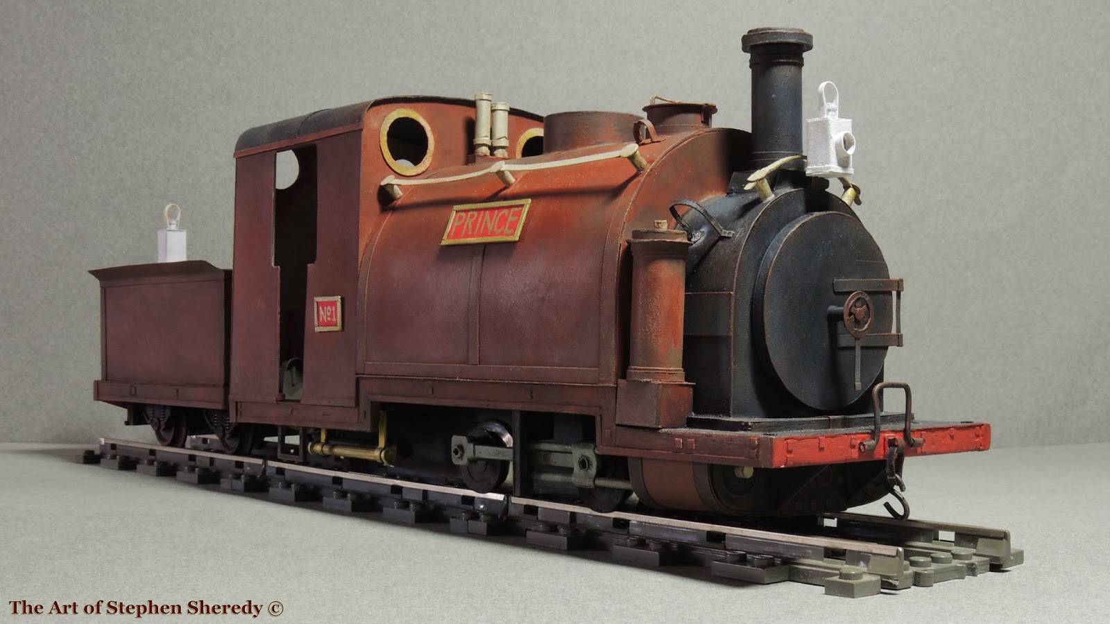 SodorModelRailroading: Modeling the Prince: Part 3