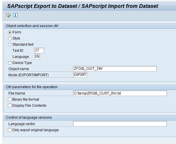 ABAP Mania: Download SAPSCRIPT Forms