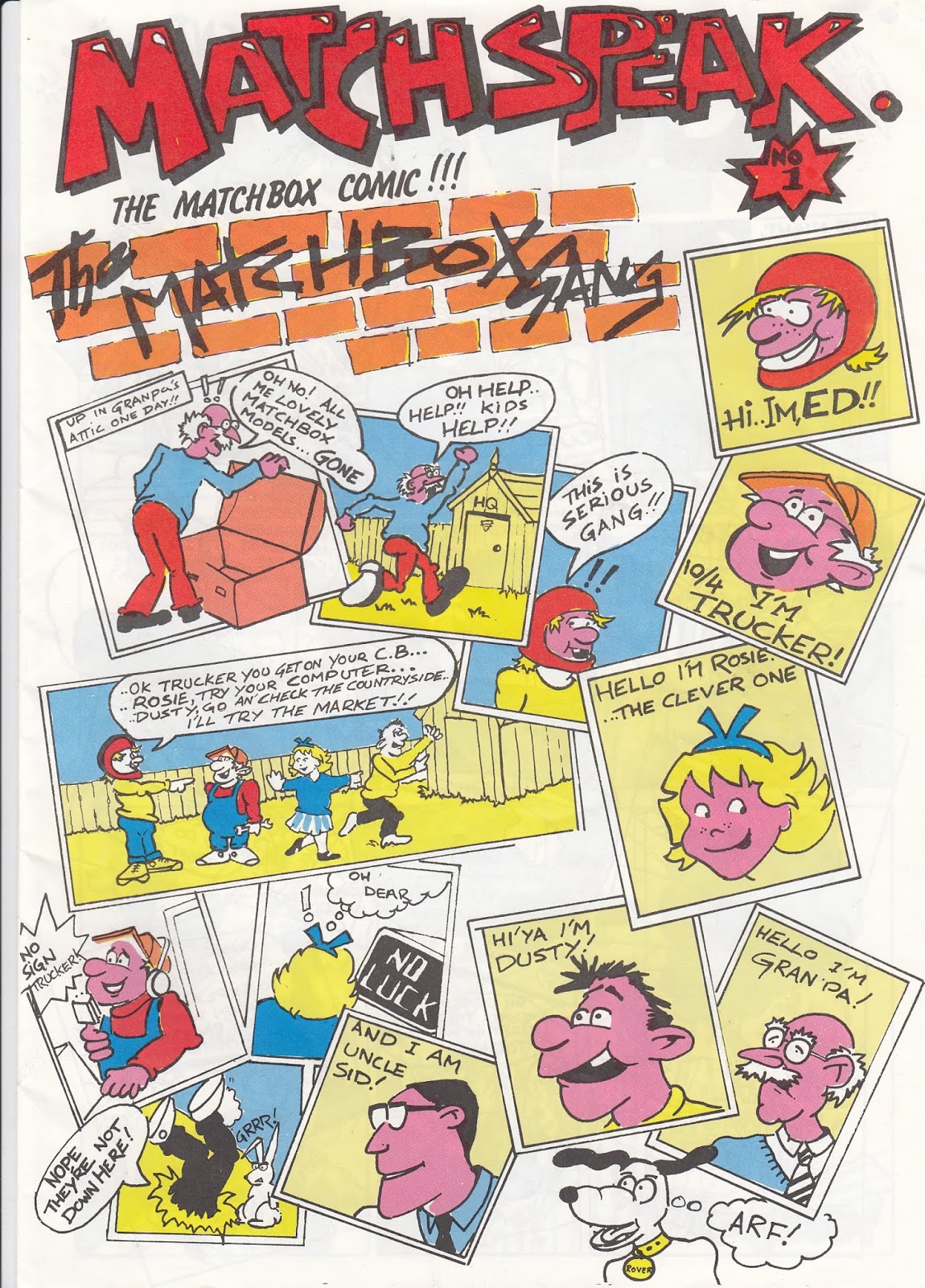 Boys Adventure Comics: Matchspeak - the Matchbox comic