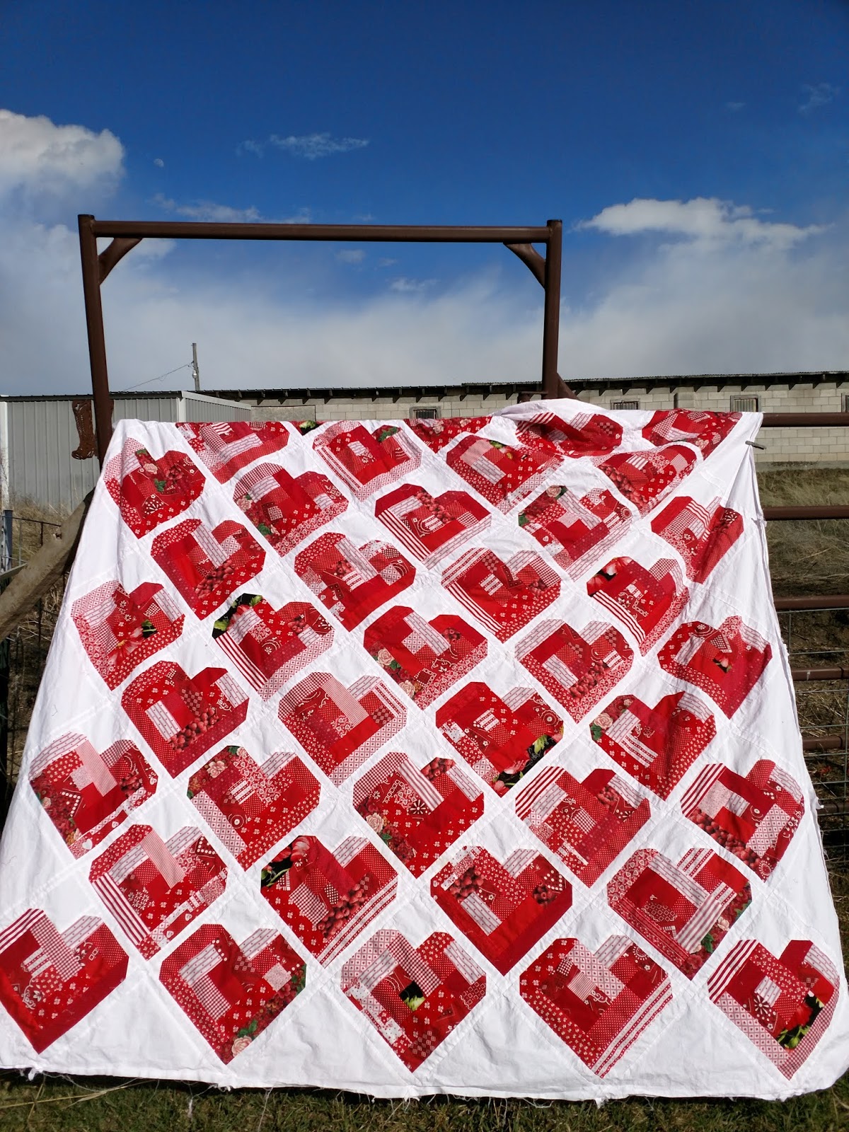 Fabric Collector: A Patchwork Heart Block