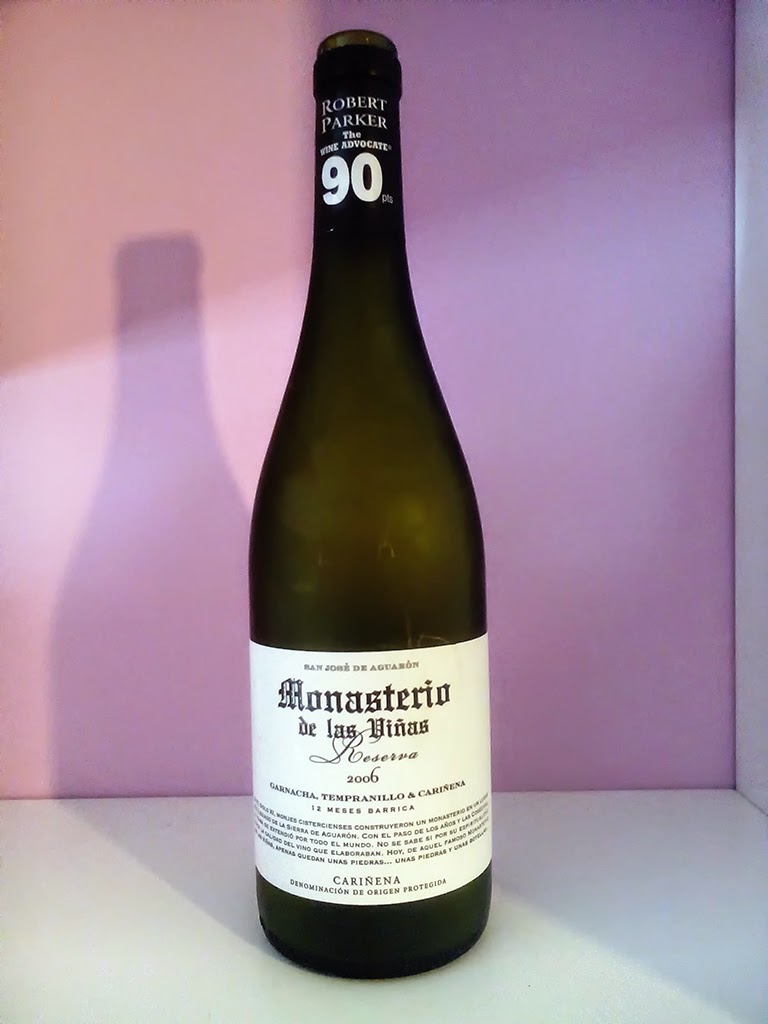 Probando Vinos: Monasterio de las Viñas - Reserva 2006