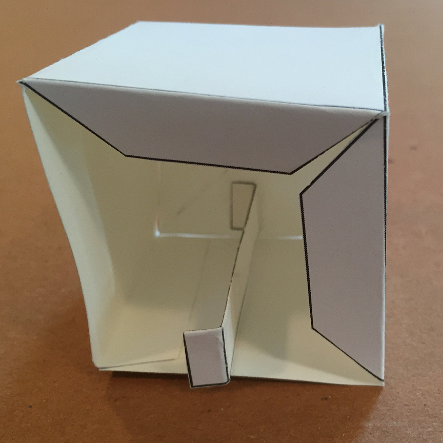 Making Handmade Books: Pop-Up Present: Angle Fold Cube