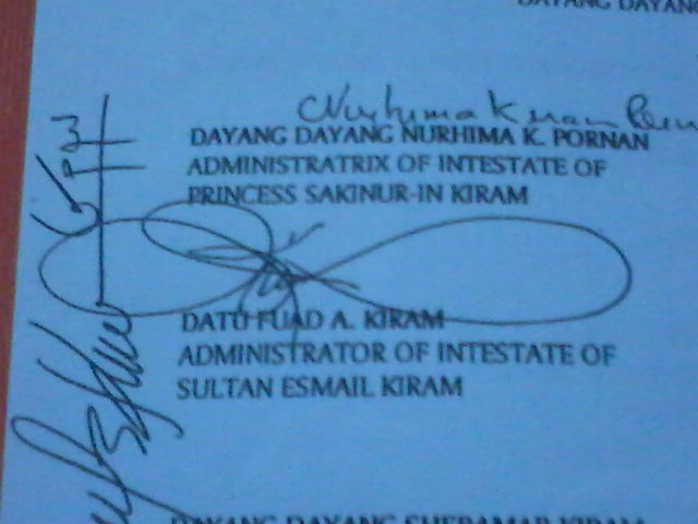 SABAH CLAIM SOCIETY: Fuad Kiram is not sultan of Sulu; his only legal ...