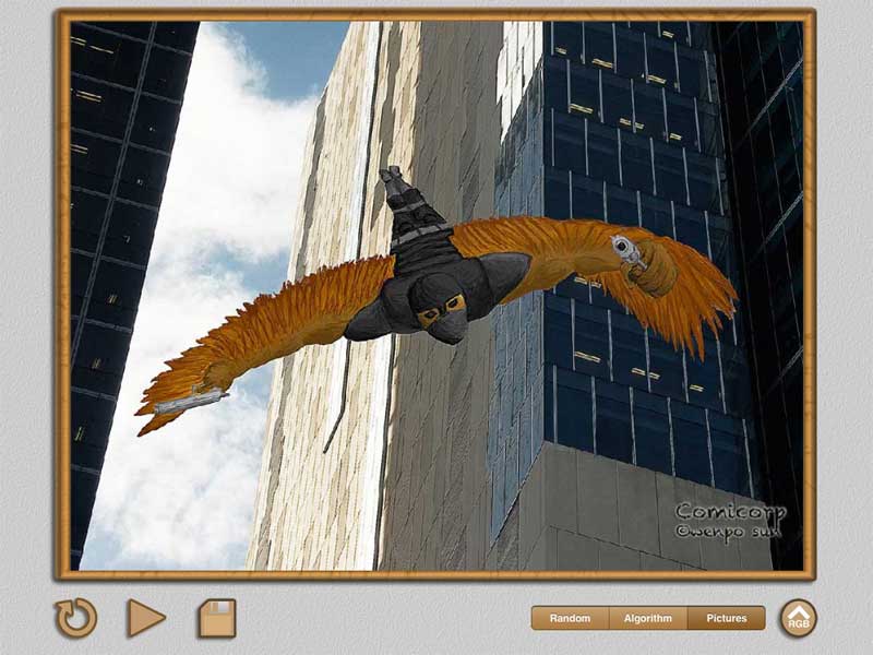 Comicorp Worlds: Random Pixel Generator