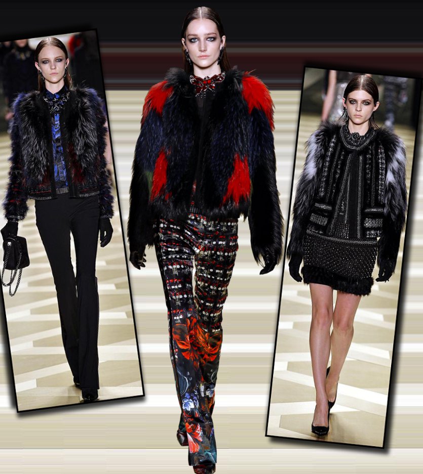 Fashion & Lifestyle: Roberto Cavalli Fur Jackets... Fall 2013 Womenswear