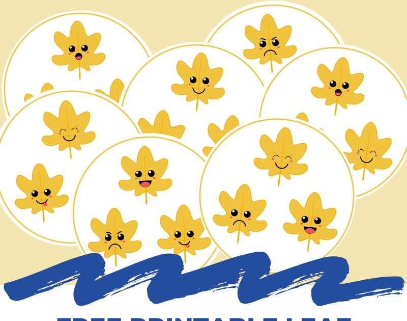 Free Printable Leaf Emotions Spot the Match Game | And Next Comes L ...