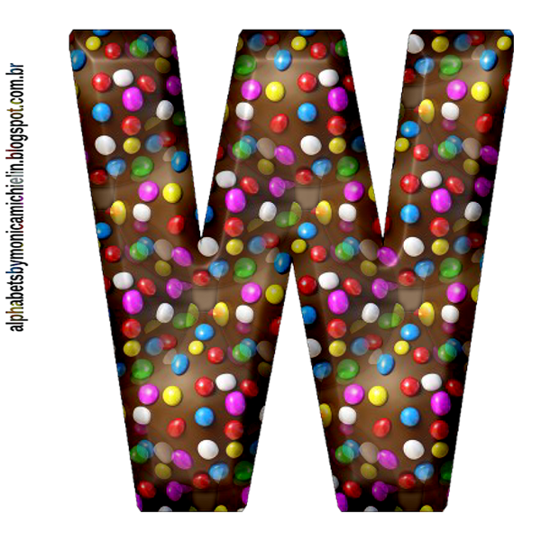 M. Michielin Alphabets: BOMB COLOR CANDY CRUSH ALPHABET PNG