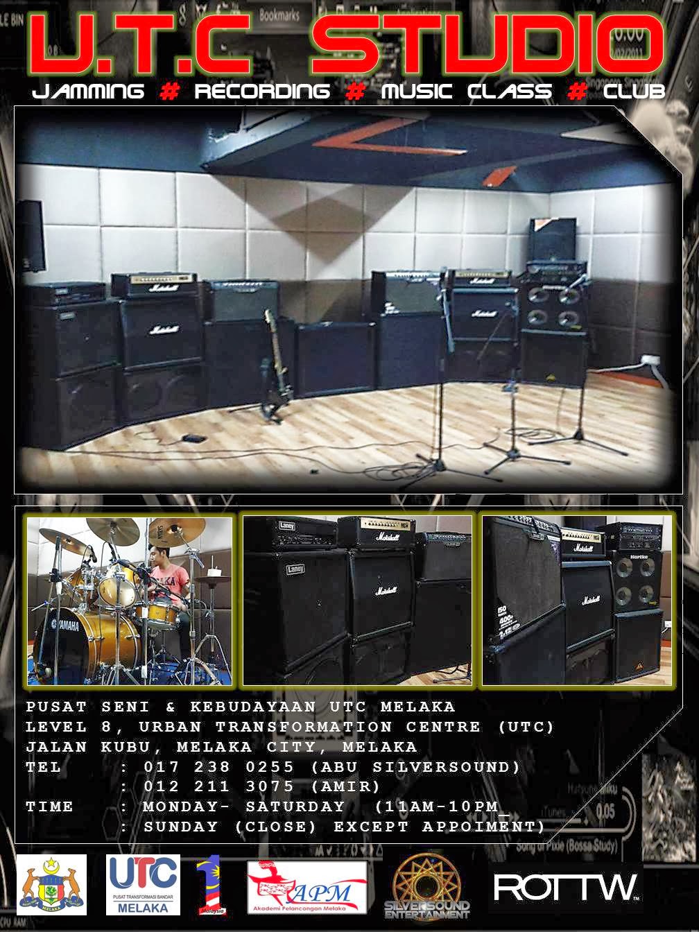 Silver Sound Entertainment: UTC JAMMING STUDIO.. TEMPAT OPERASI BARU KAMI!!