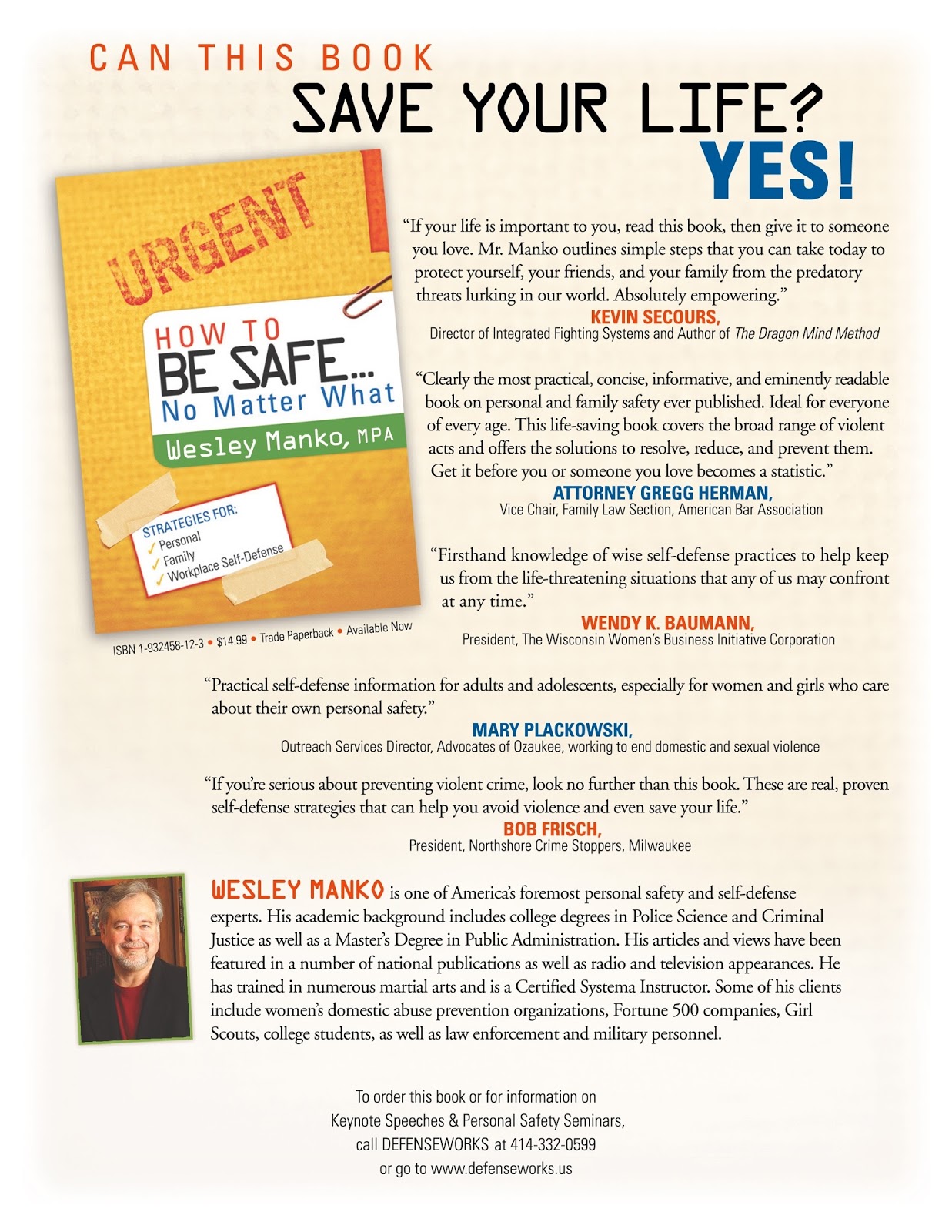 Promote Your Book Here: Be Safe, No Matter What!