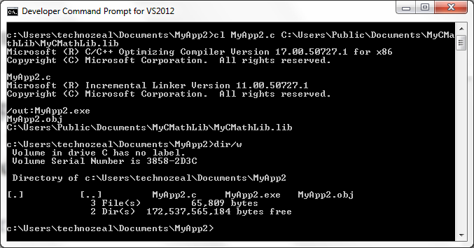 Create C Program with Static Library using Command Line in Windows Create C Program with Static Library using Command Line in Windows
