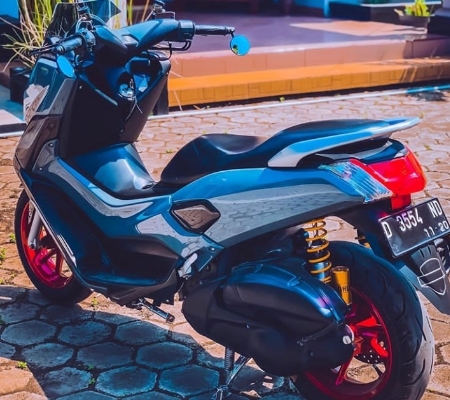 Modifikasi Nmax Hitam, Putih dan Abu Abu Terbaru 2020 - Dudungmaman07