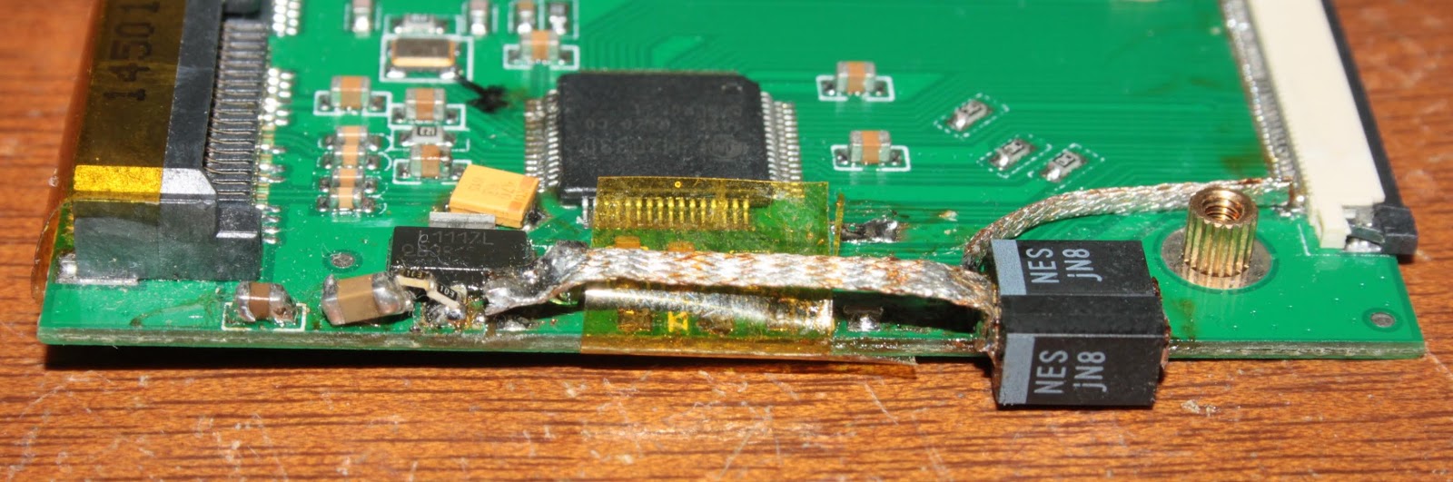 Khron's Cave: #53 JMicron JM20330-based mSATA to ZIF-ATA adapter power ...