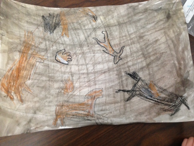 Mrs. Gosselin's Art Room: 1st Grade Lascaux cave paintings