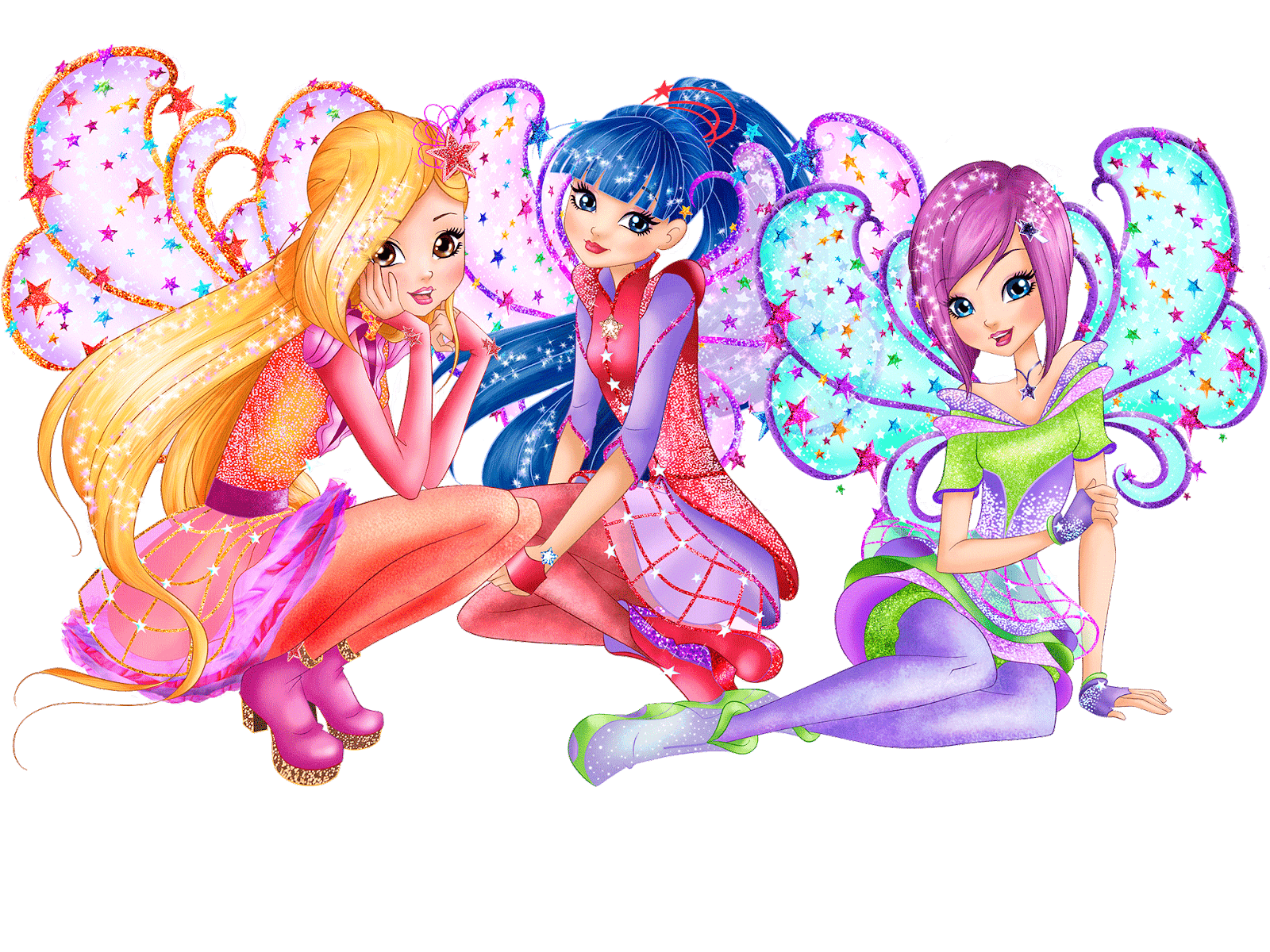 Art de Stella , Musa y Tecna Cosmix ~ My Winx Club-Pretty!*.