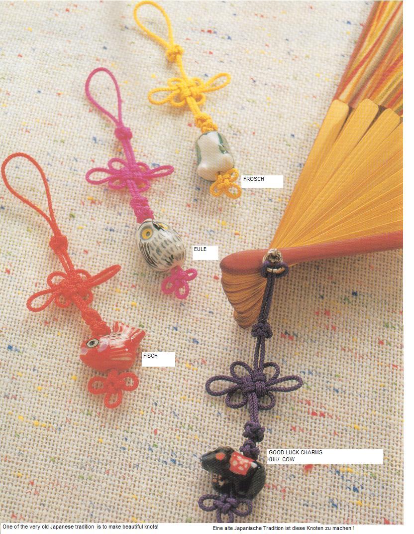 WIR BASTELN: Knoten aus Japan/ Knots from Japan