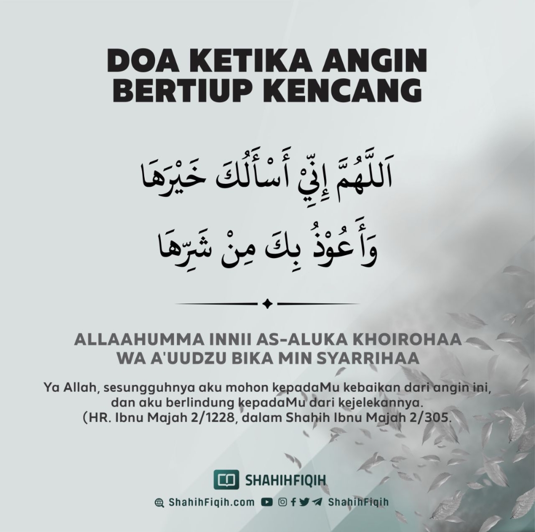 Doa Ketika Angin Bertiup Kencang - Homecare24 Doa Ketika Angin Bertiup Kencang - Homecare24