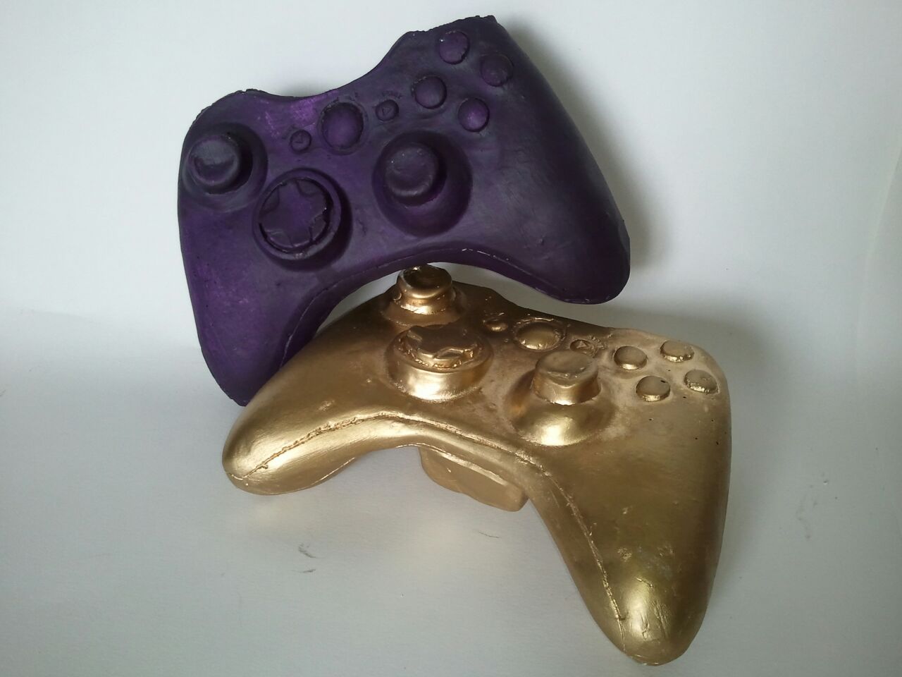 Sculpture 1, Spring 2012: Paula Zobal's Plaster XBOX Controller