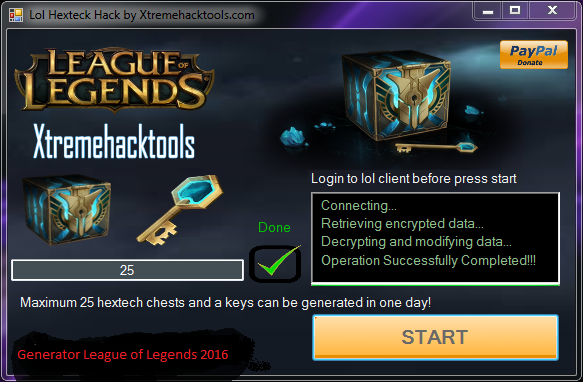 League of Legends HexTech Generator : League of Legends HexTech Generator