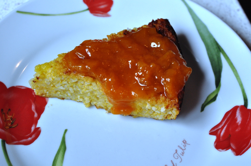 Prajitura din couscous si gem - gata in 30 de minute