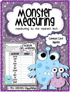 Mrs. Heeren's Happenings: Monster Measuring