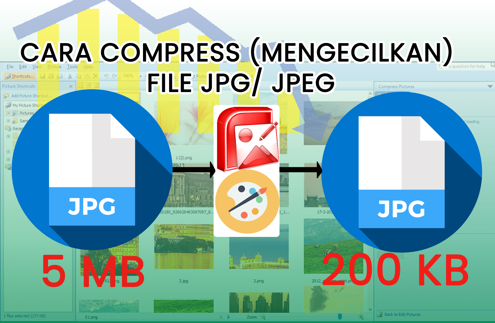 Cara Mudah Compress Atau Resize (Mengecilkan) Ukuran Foto/ Gambar yang ...