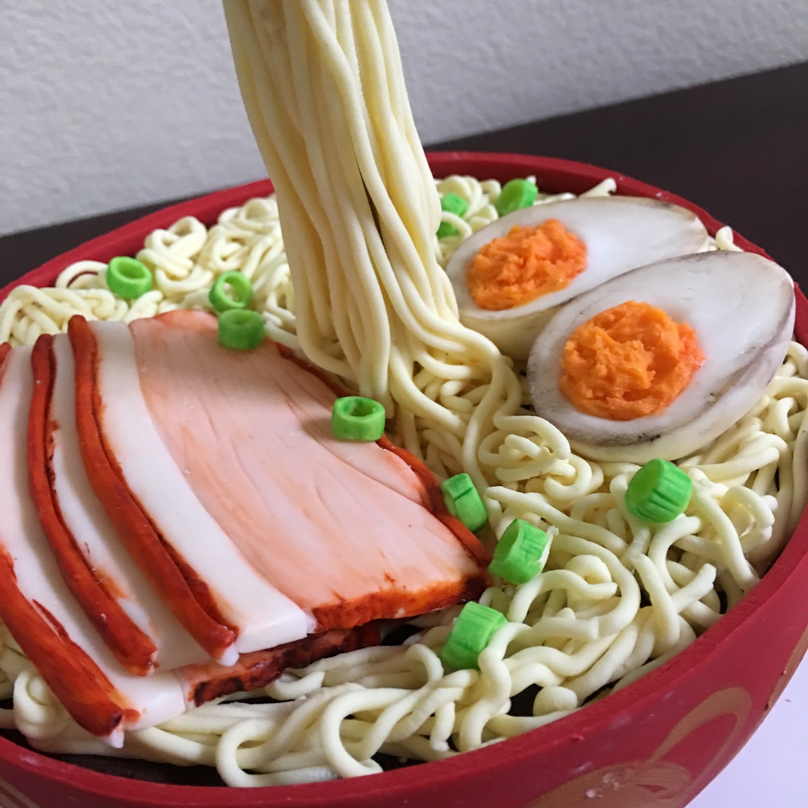 Floating Chopsticks Ramen Cake