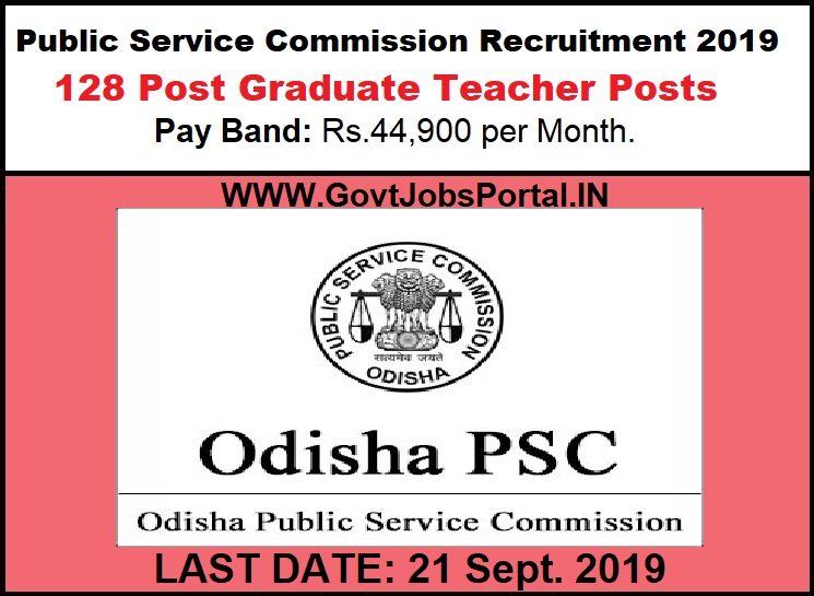 Public Service Commission Recruitment 2019 - Govt Jobs for 128 PGT ... Public Service Commission Recruitment 2019 - Govt Jobs for 128 PGT ...