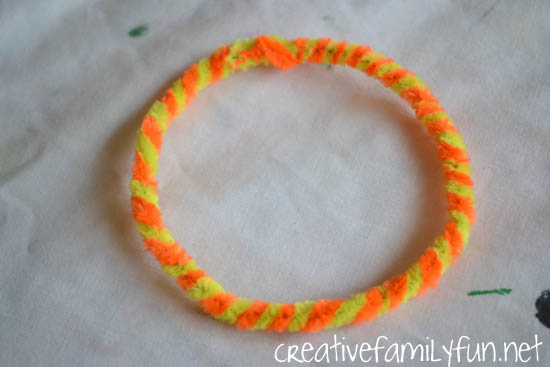 Pipe Cleaner Sun Plant Stakes - Creative Family Fun