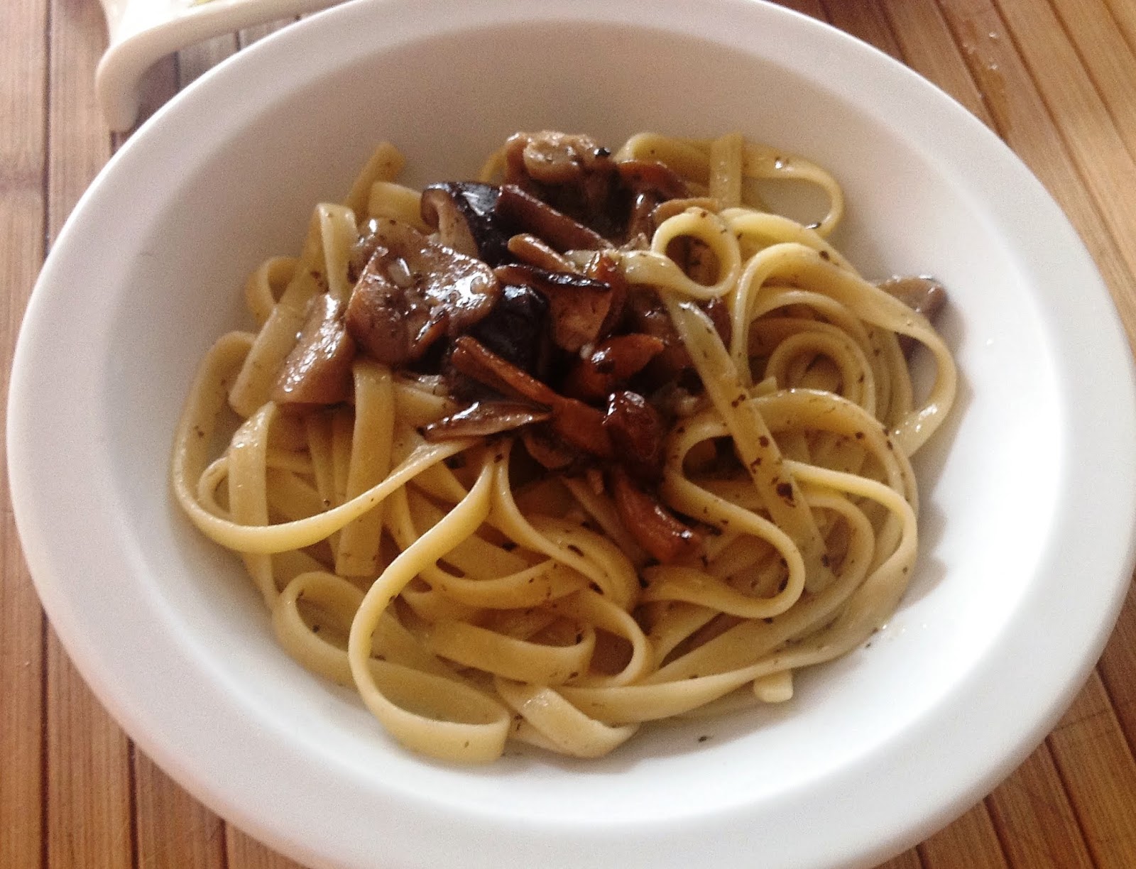mangiaconrosa: Fettuccelle con funghi e tartufo