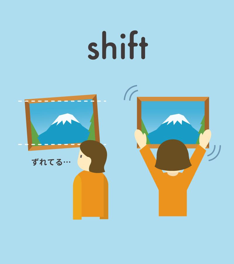 move と shift の違いとは？