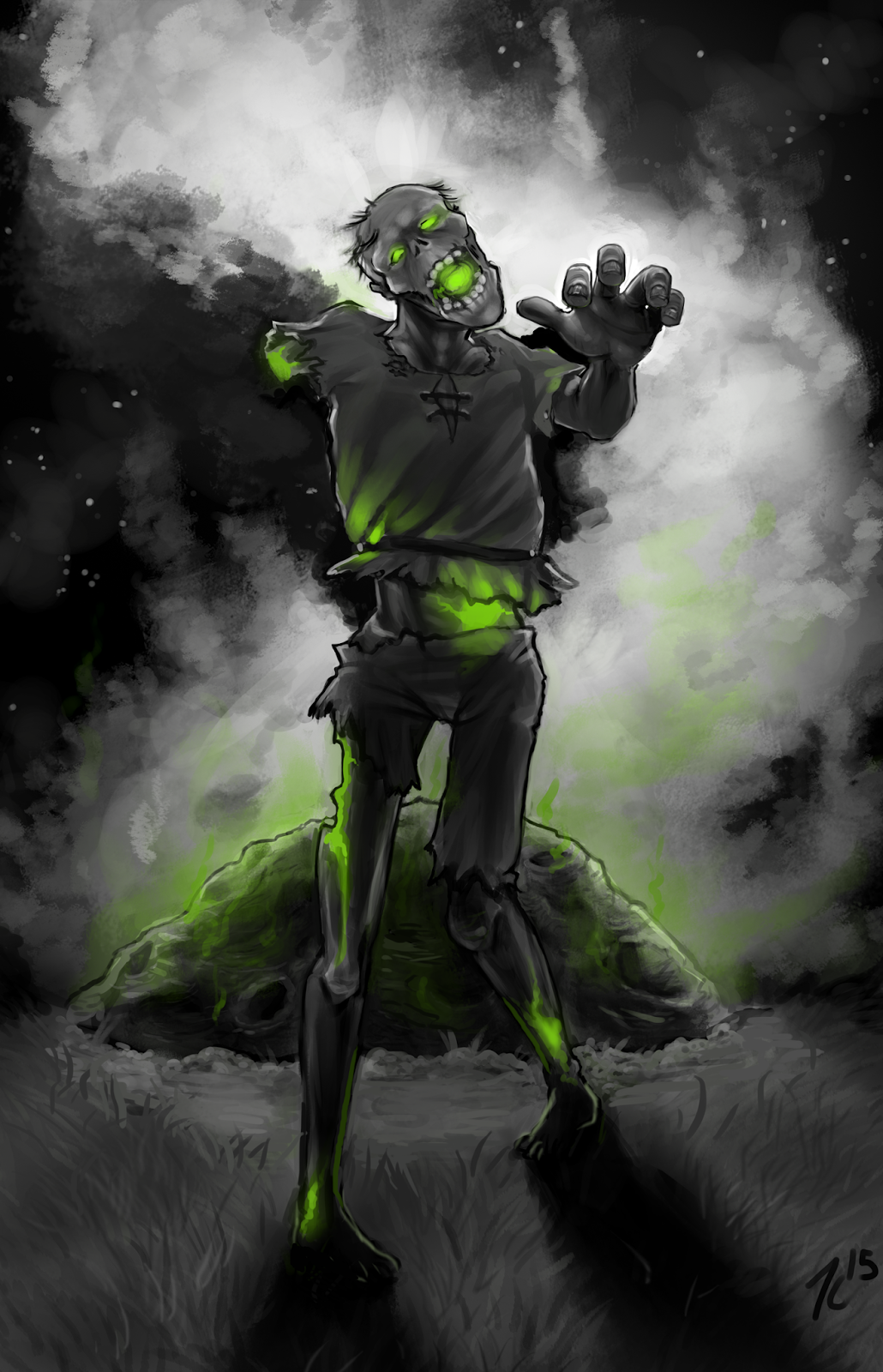 Radioactive Zombie Wallpaper