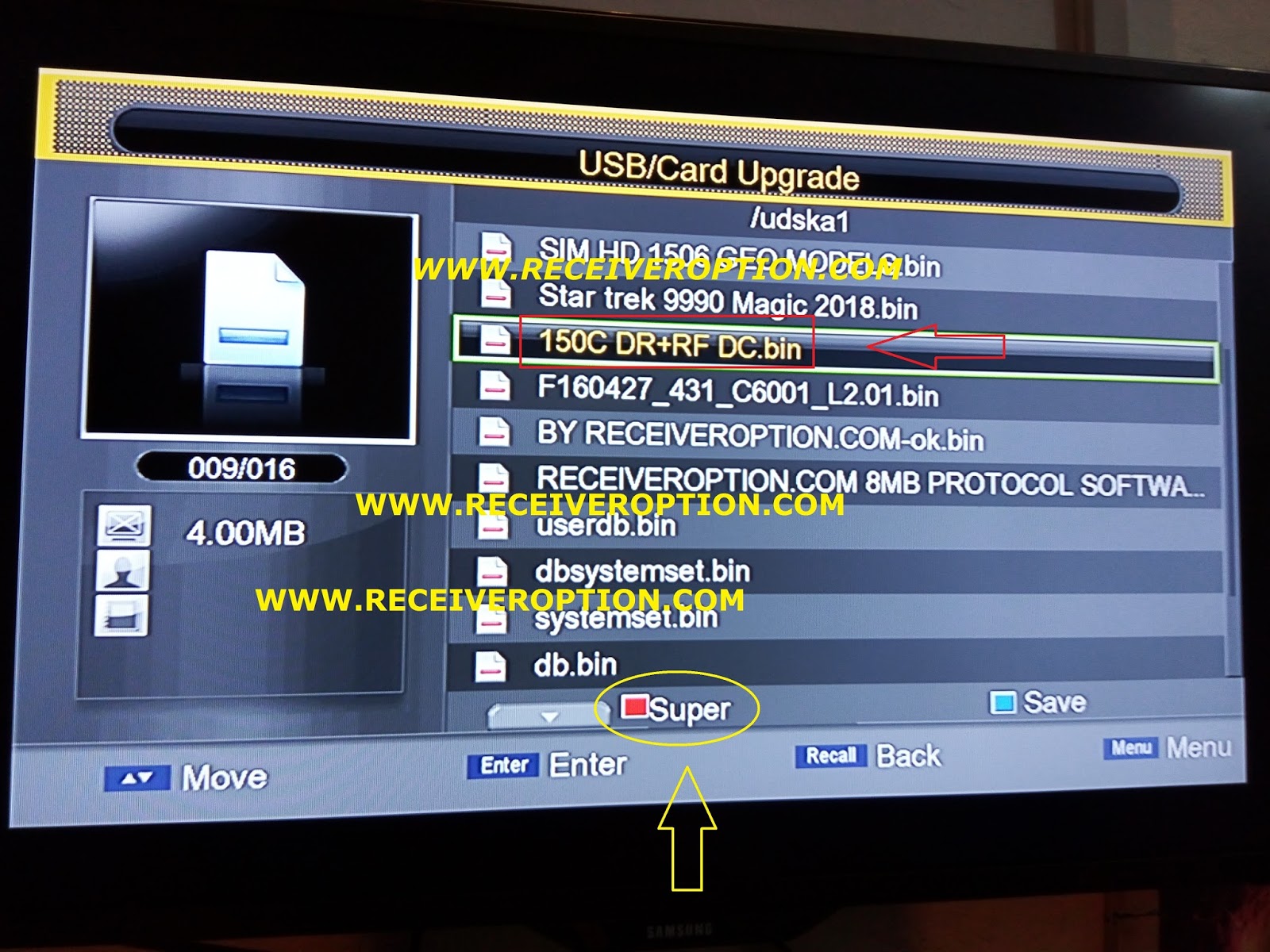 YELLOW TYPE PROTOCOL HD RECEIVER AUTO ROLL POWERVU KEY NEW SOFTWARE ...