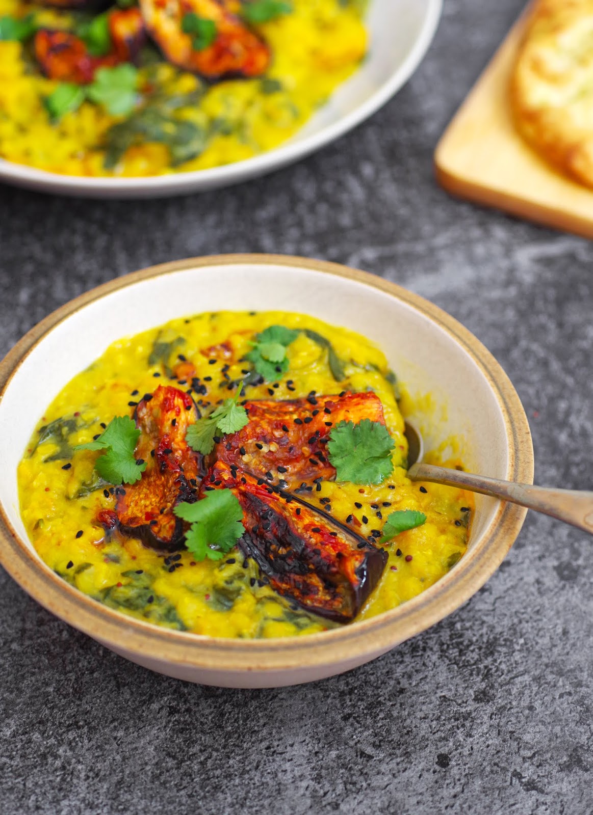 Spiced Aubergine Daal |Euphoric Vegan