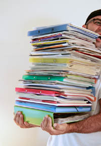 . up, upon a Hill: Homework, Printing, more Work & more Paperwork.