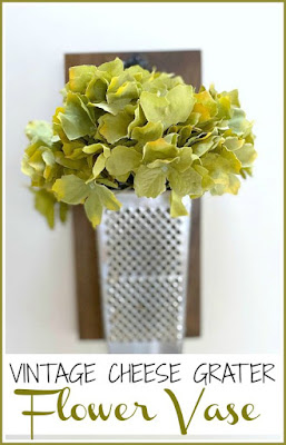 Repurposed Vintage Cheese Grater Organizer