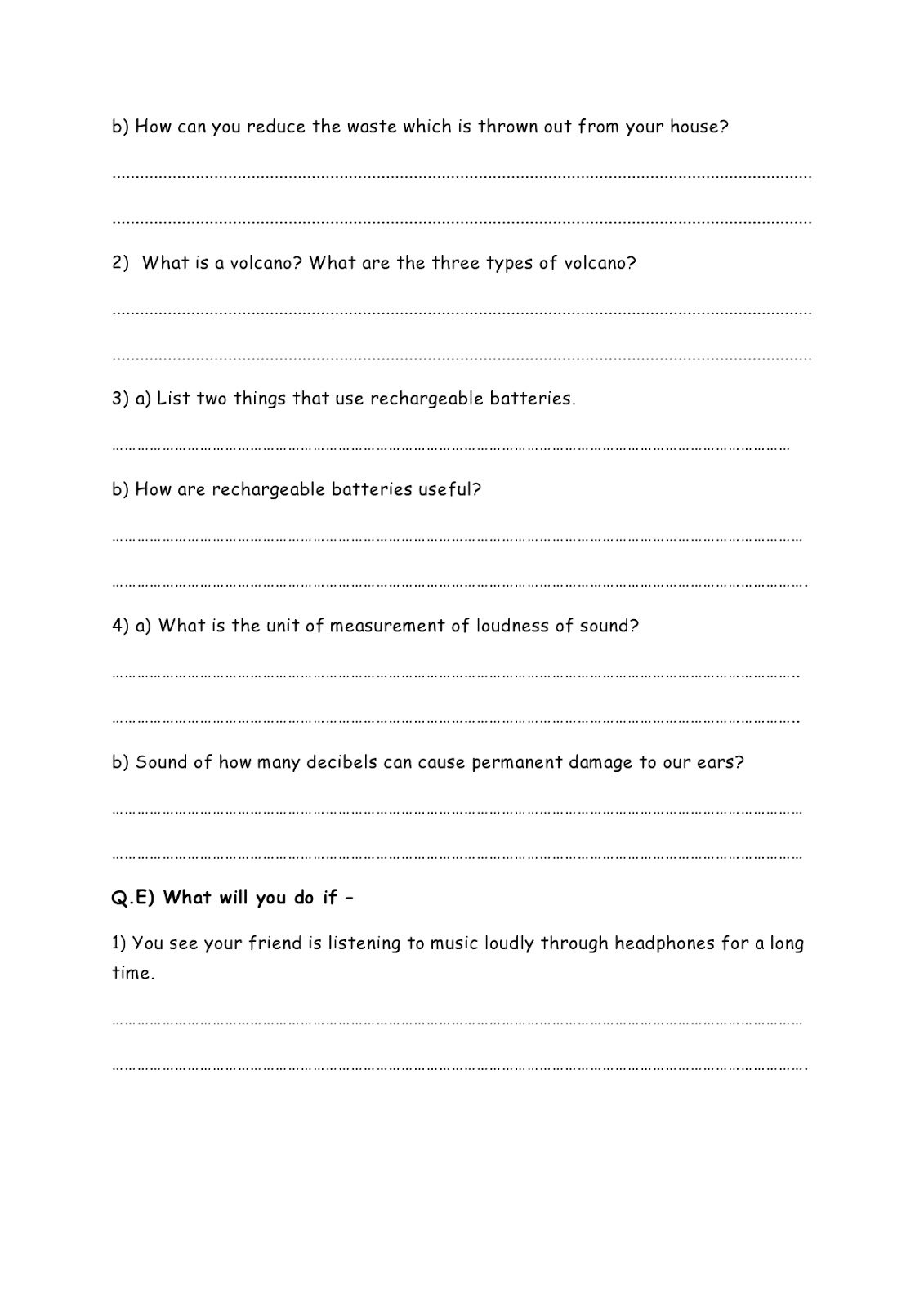 WORLD SCHOOL OMAN Revision Worksheets For Grade 4 As On 09 05 2019 WORLD SCHOOL OMAN Revision Worksheets For Grade 4 As On 09 05 2019