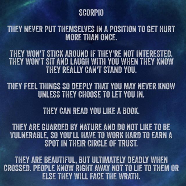 Scorpio Traits List #001 | Scorpio Quotes