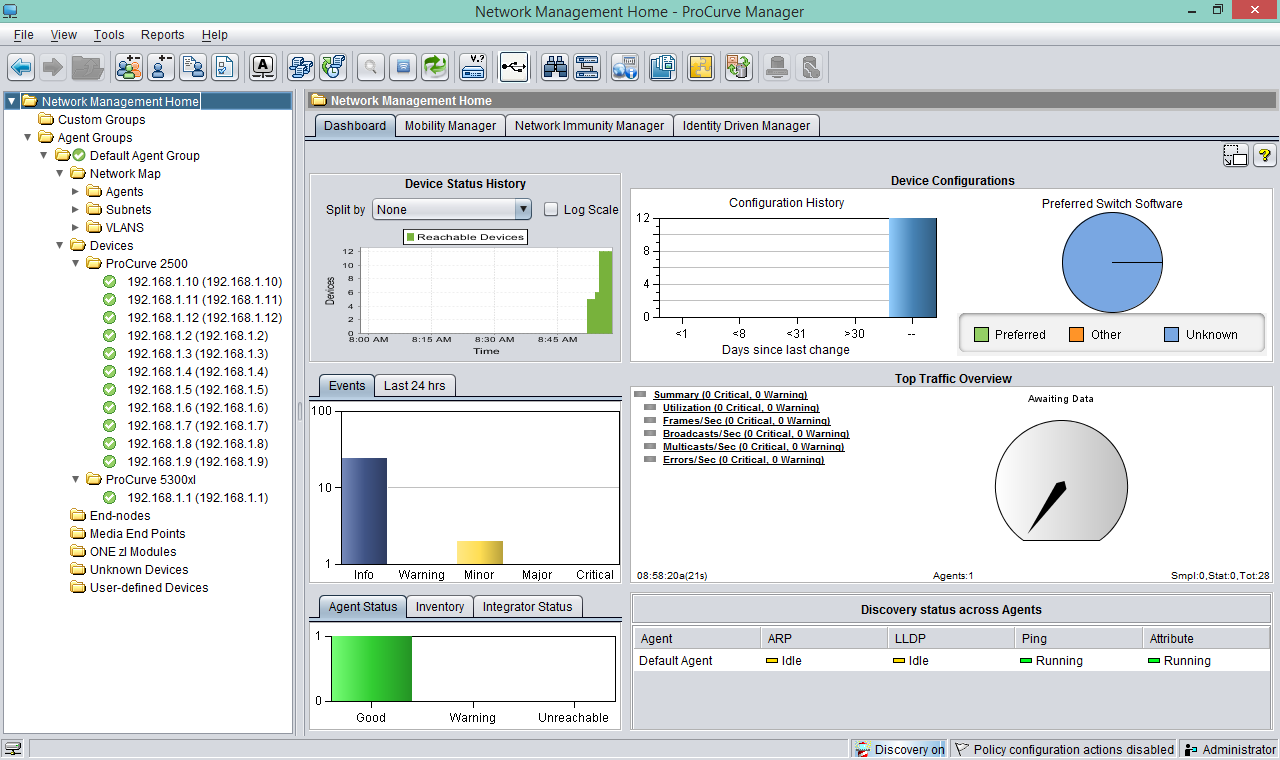 IKT Servicefaget: HP ProCurve Manager og Cisco Network Assistant