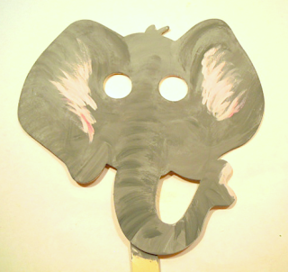 An Elephant a Day: Elephant No. 184: Masquerade Mask
