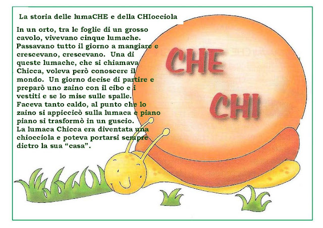 insieme sul blog di maestra Rosaria: Lavoriamo ancora con CHI e CHE!