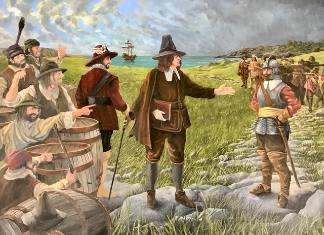 Roger Conant 400: 36. Painting Budleigh history: East Budleigh’s Roger ...