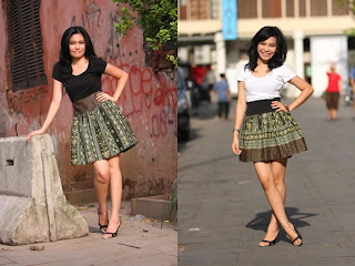 Sexy Elegant Womens: Model Rok Mini Wanita