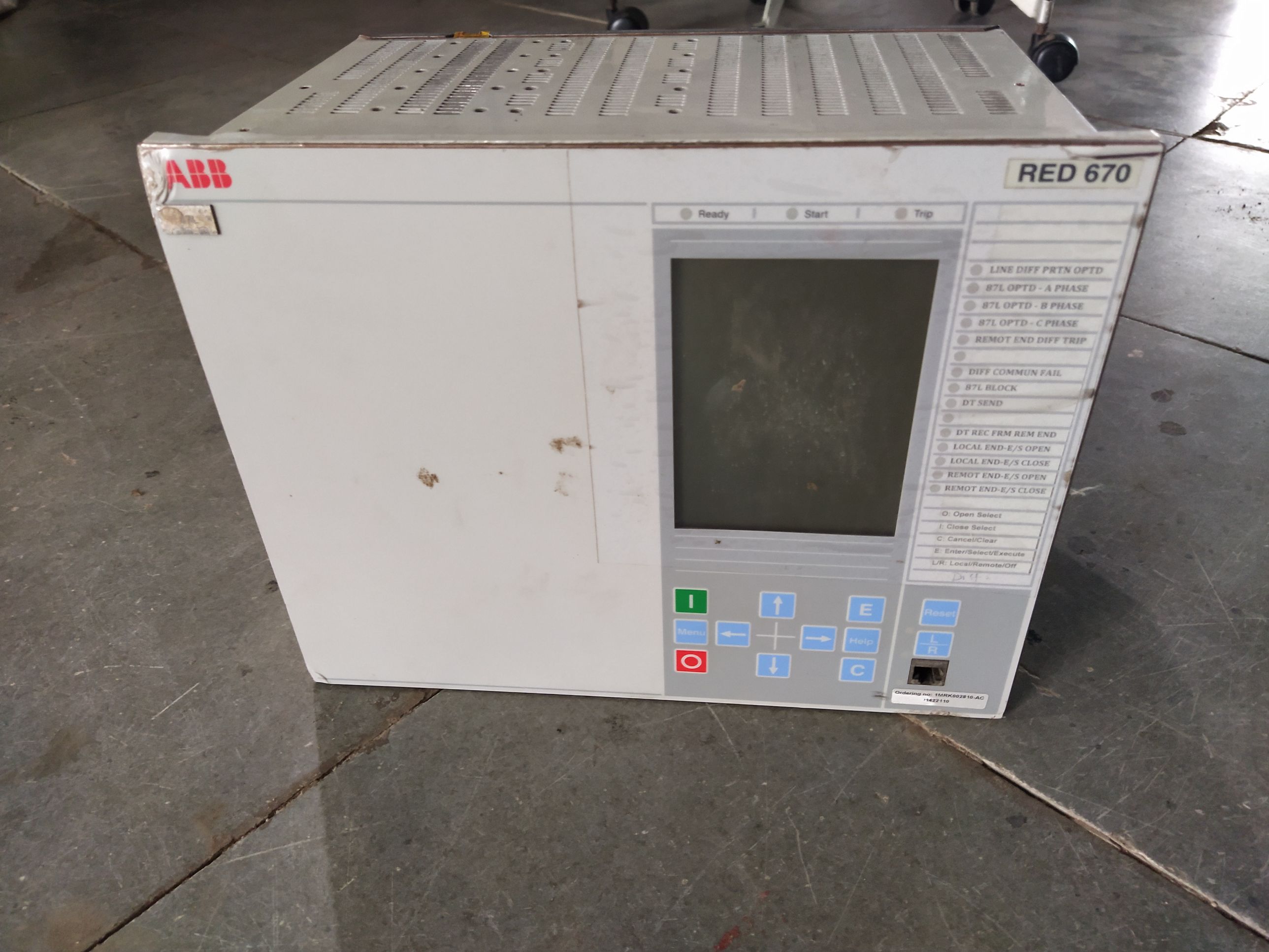 ABB RED 670 LINE DIFFERENTIAL PROTECTION 4200835296-061