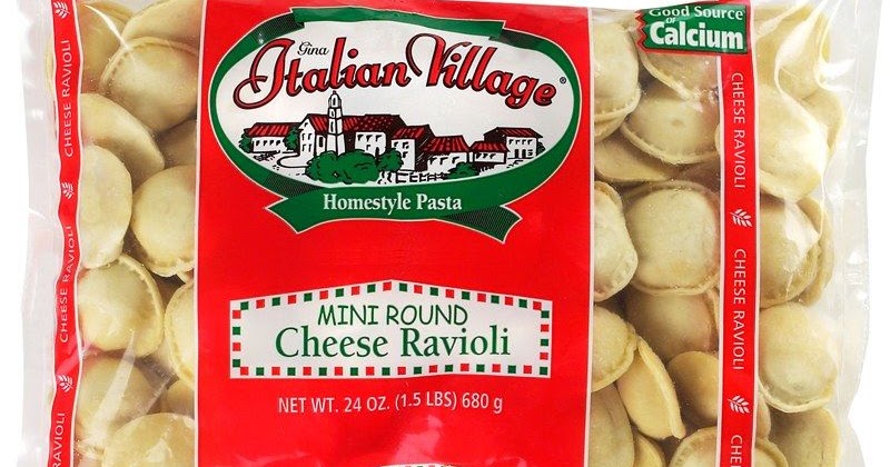 Peanut Free Reviews: Gina Italian Village Mini Round Cheese Ravioli