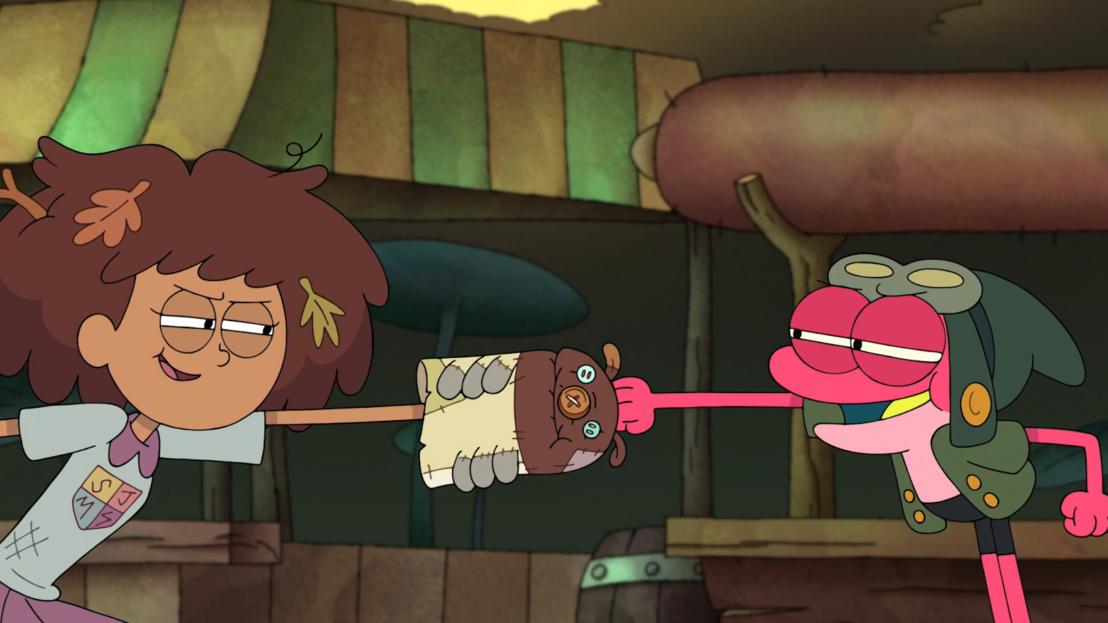Unfunny Guy Talks About Funny Show: Amphibia Review: Grubhog Day / Hop ...