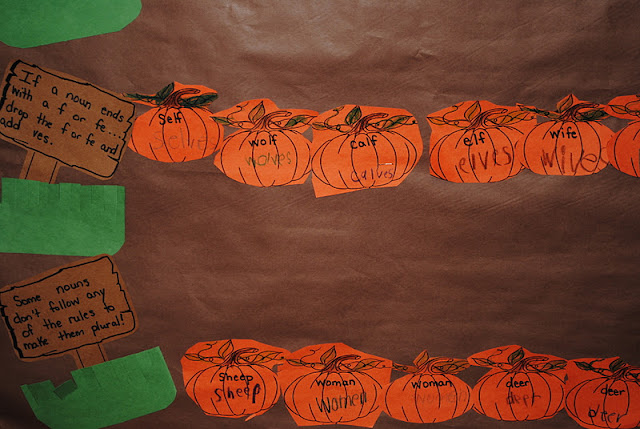 Keeping Up With Class: Plural Noun Pumpkin Patch