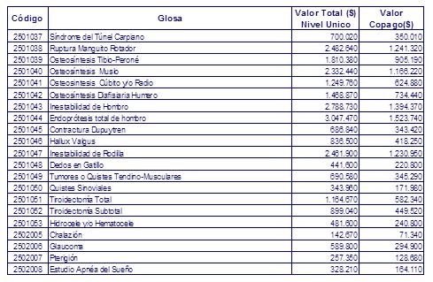 Aprobado Arancel Fonasa 2013: incluye importante aumento en coberturas ...