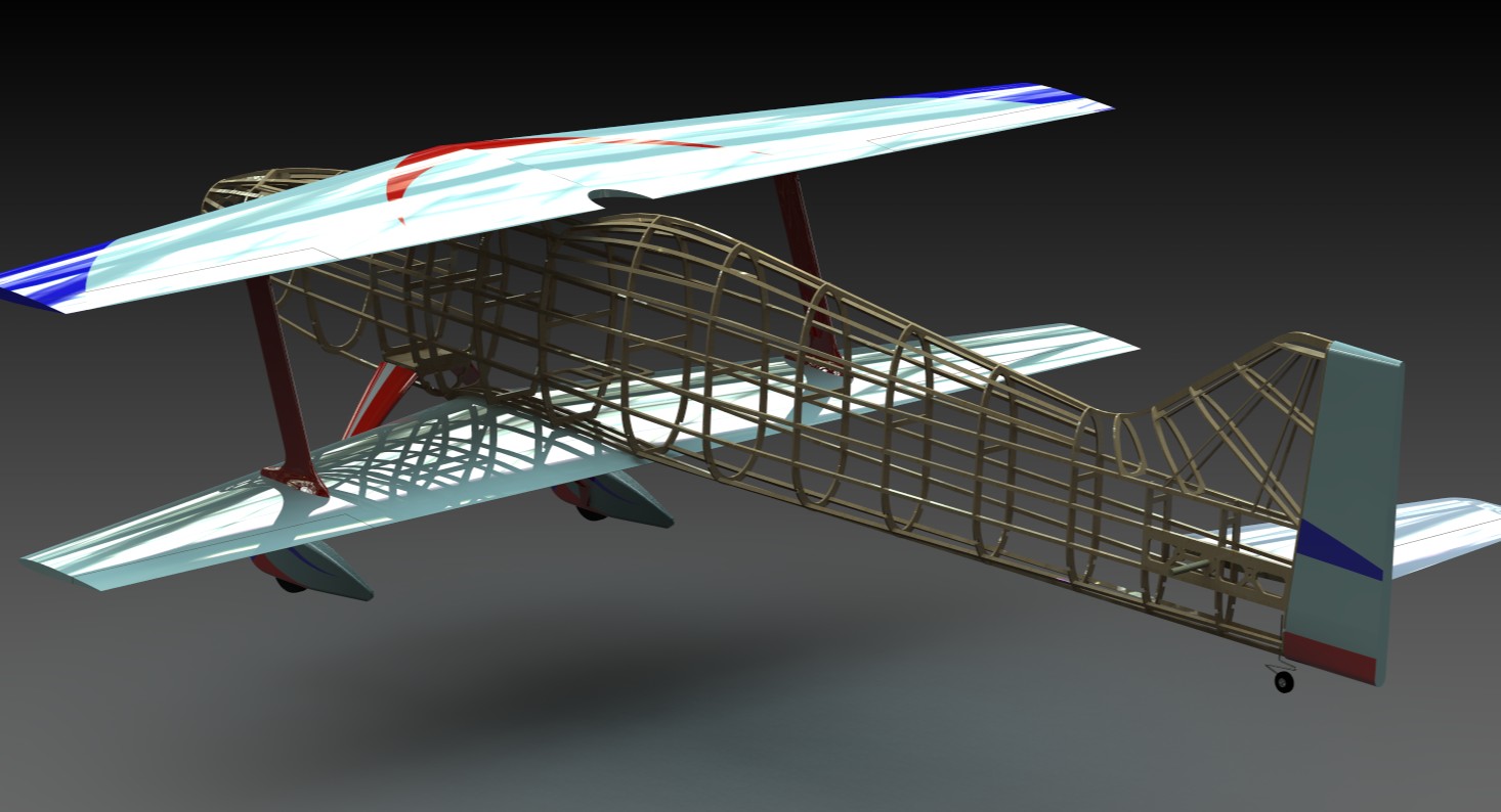 F3A RC Pattern: Projecto de uma F3A Biplano